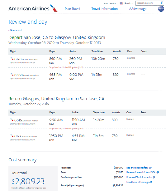 aa - First Class Flyer