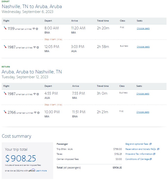 aa.com - First Class Flyer